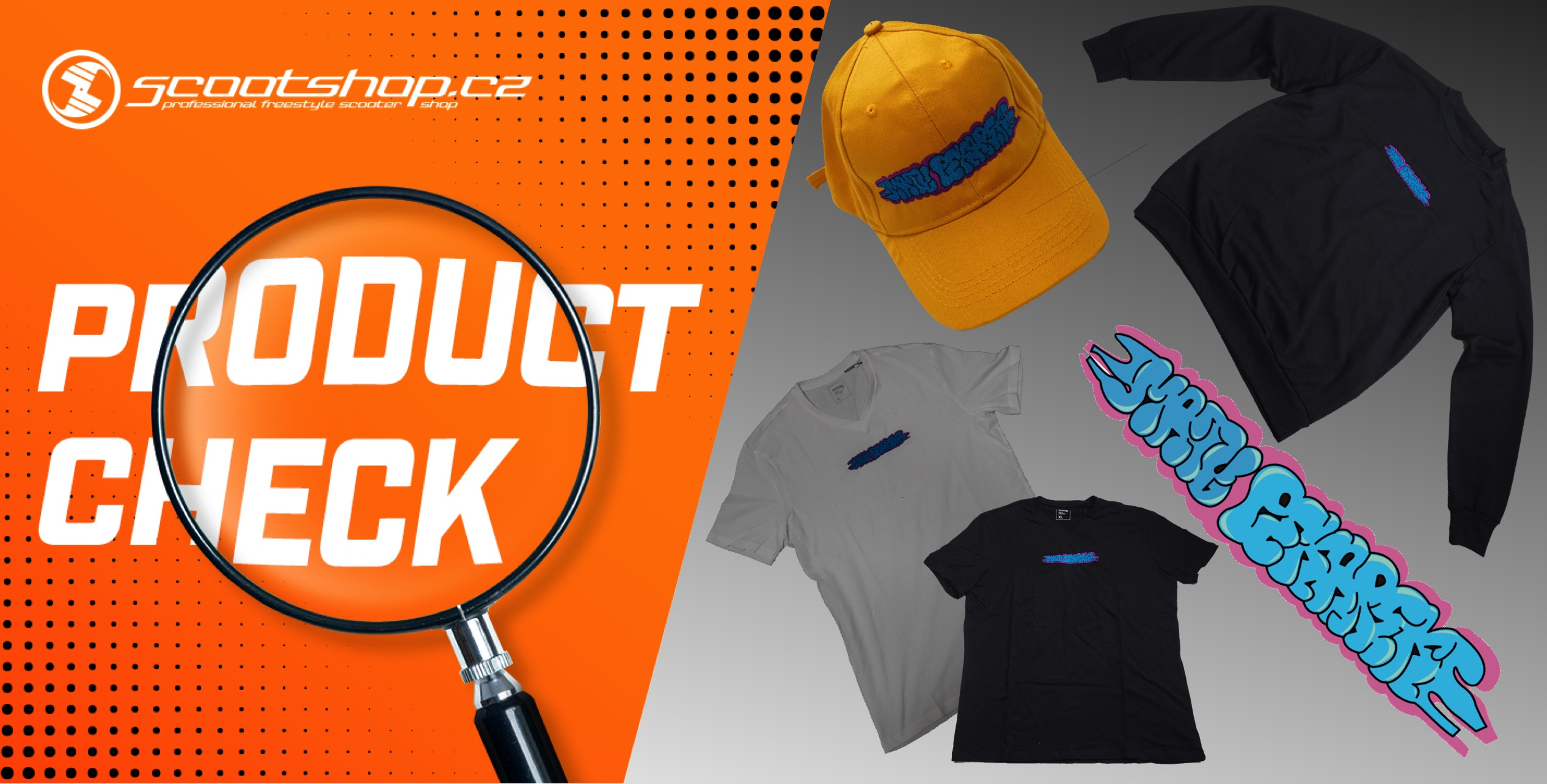 Product check: Maty Pekárek MERCH - Scootshop.cz