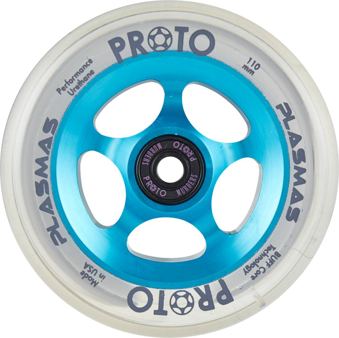 Wheels Proto Plasma 110mm Electric Blue 2pcs - Scootshop.cz
